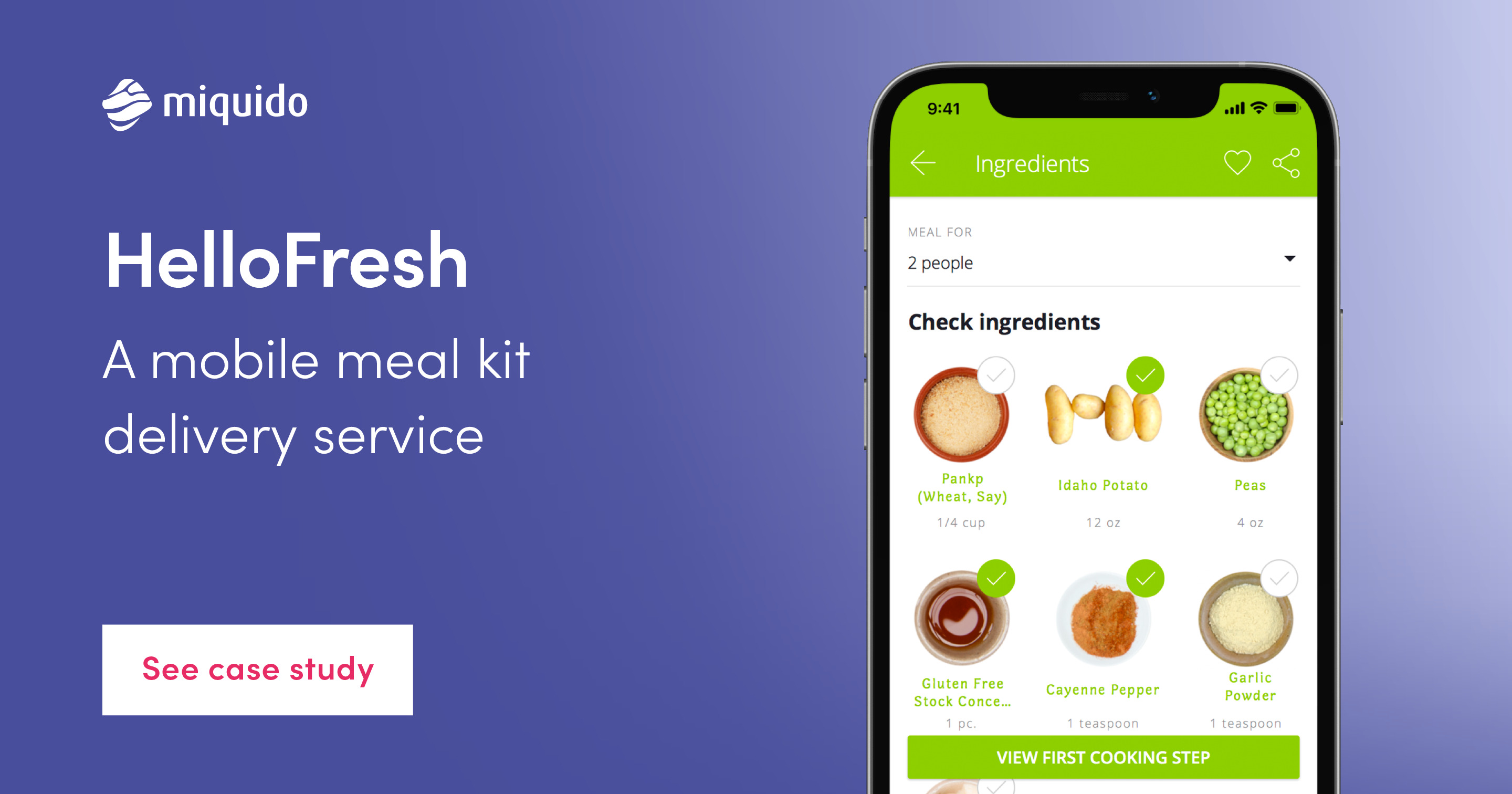 Meal Delivery Mobile App Development for HelloFresh | Miquido