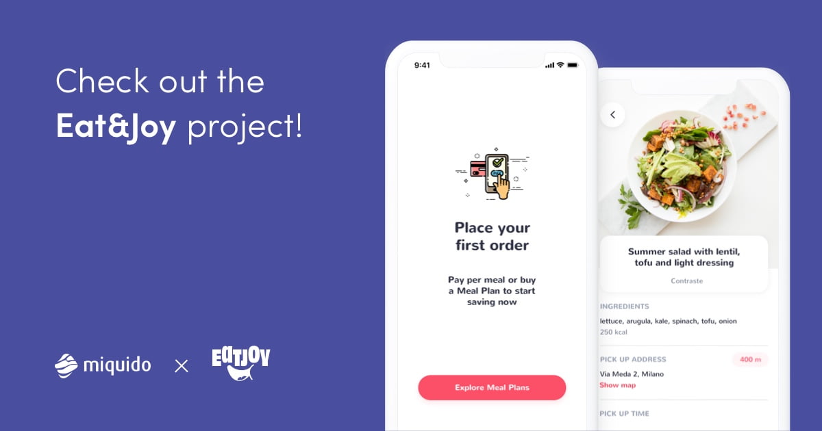 Food Ordering Mobile App Development for Eat & Joy | Miquido