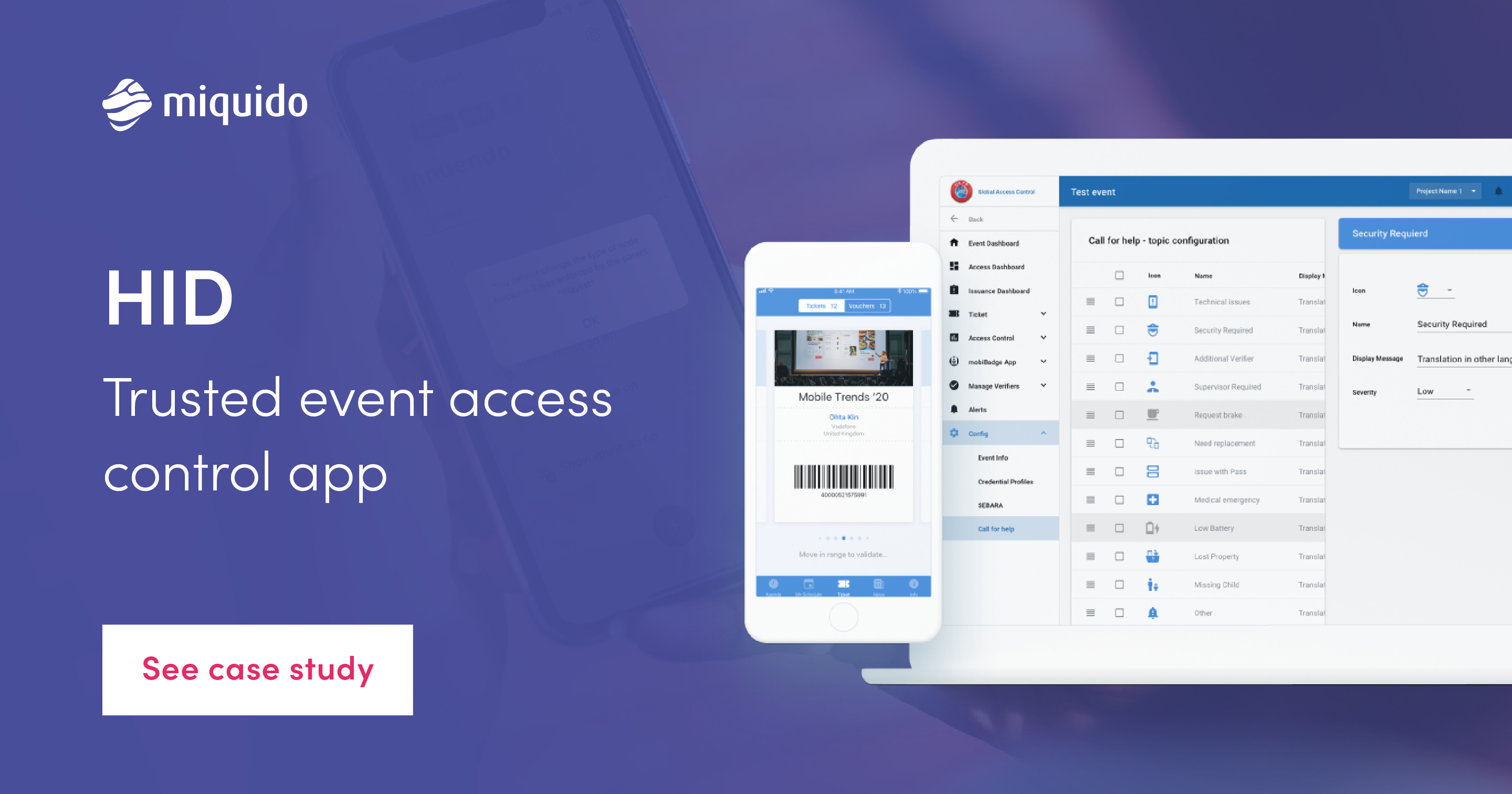 Event Access Control & Management Software for HID | Miquido