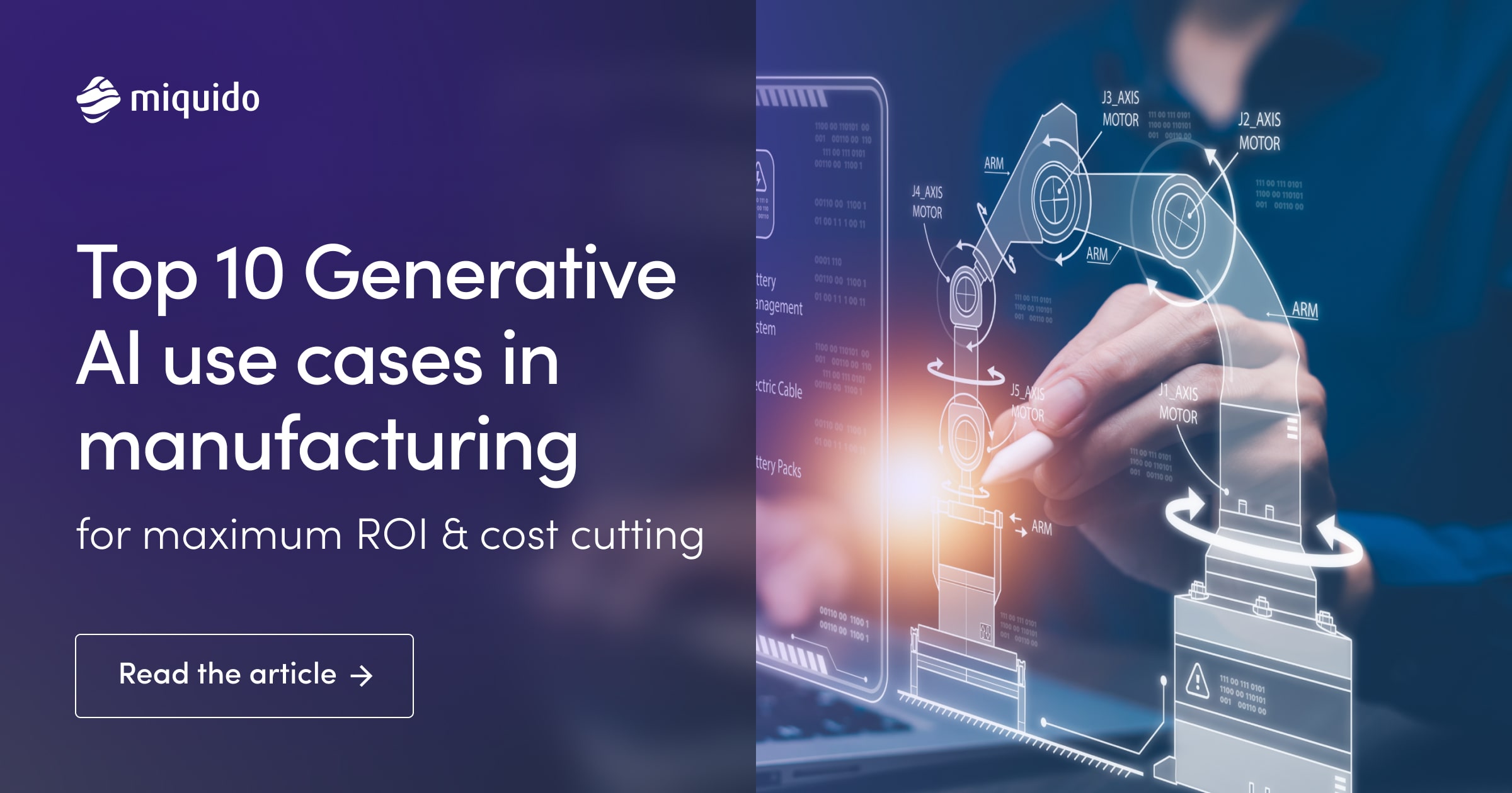 Generative AI in Manufacturing: Top Use Cases in 2025 | Miquido Blog